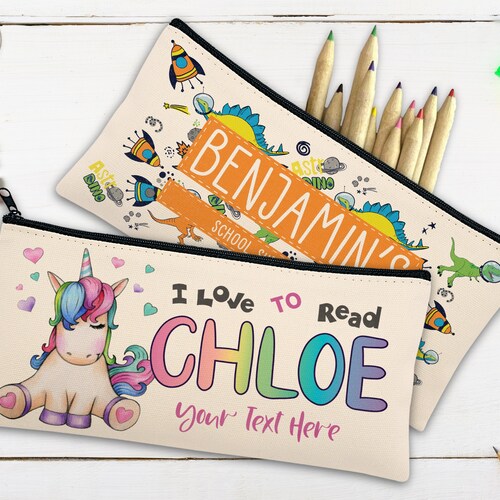 Personalized Back to School Pencil Box Back to School - Etsy