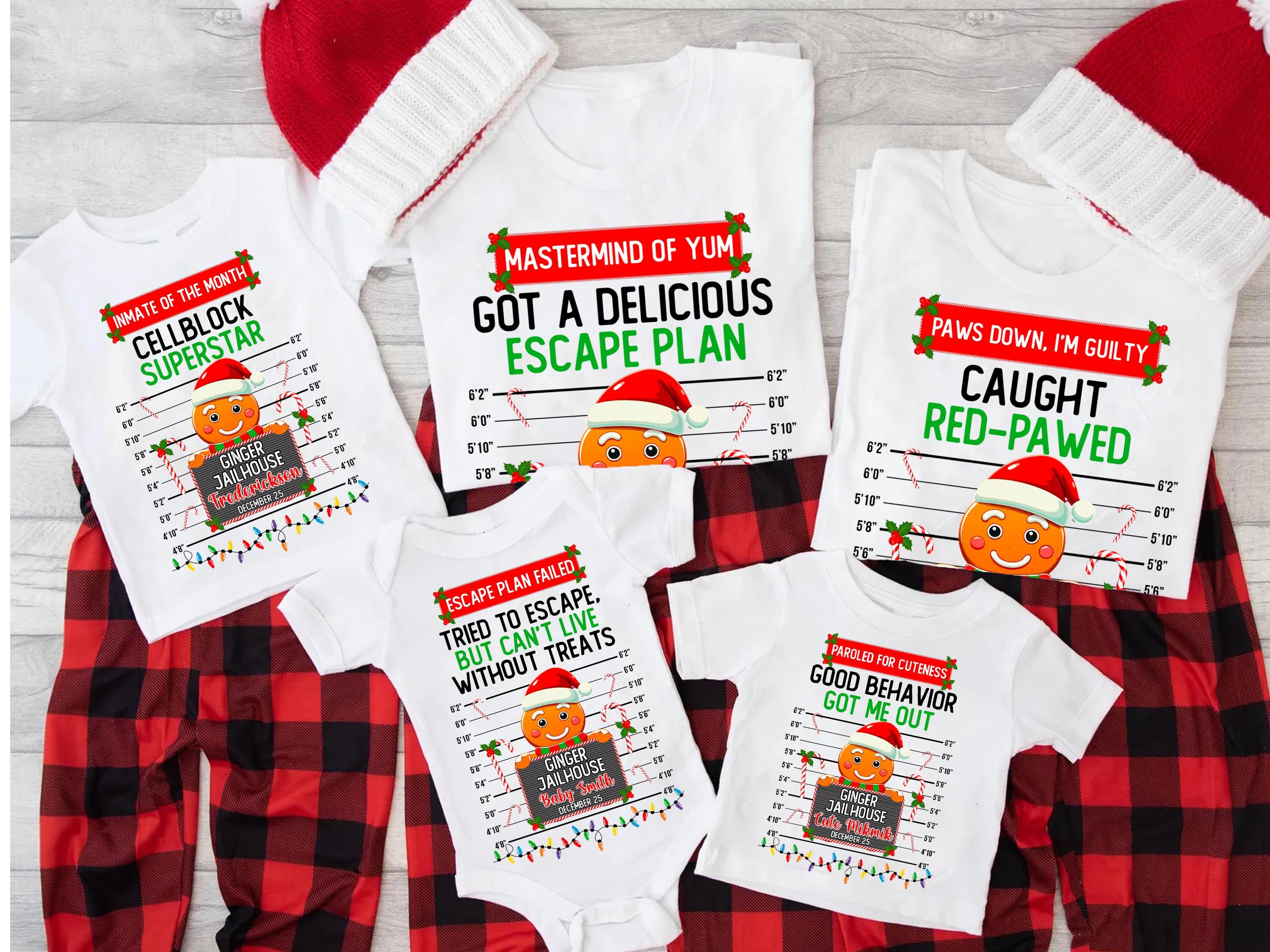 Personalized Gingerbread Family Christmas Shirt, Group Matching ...