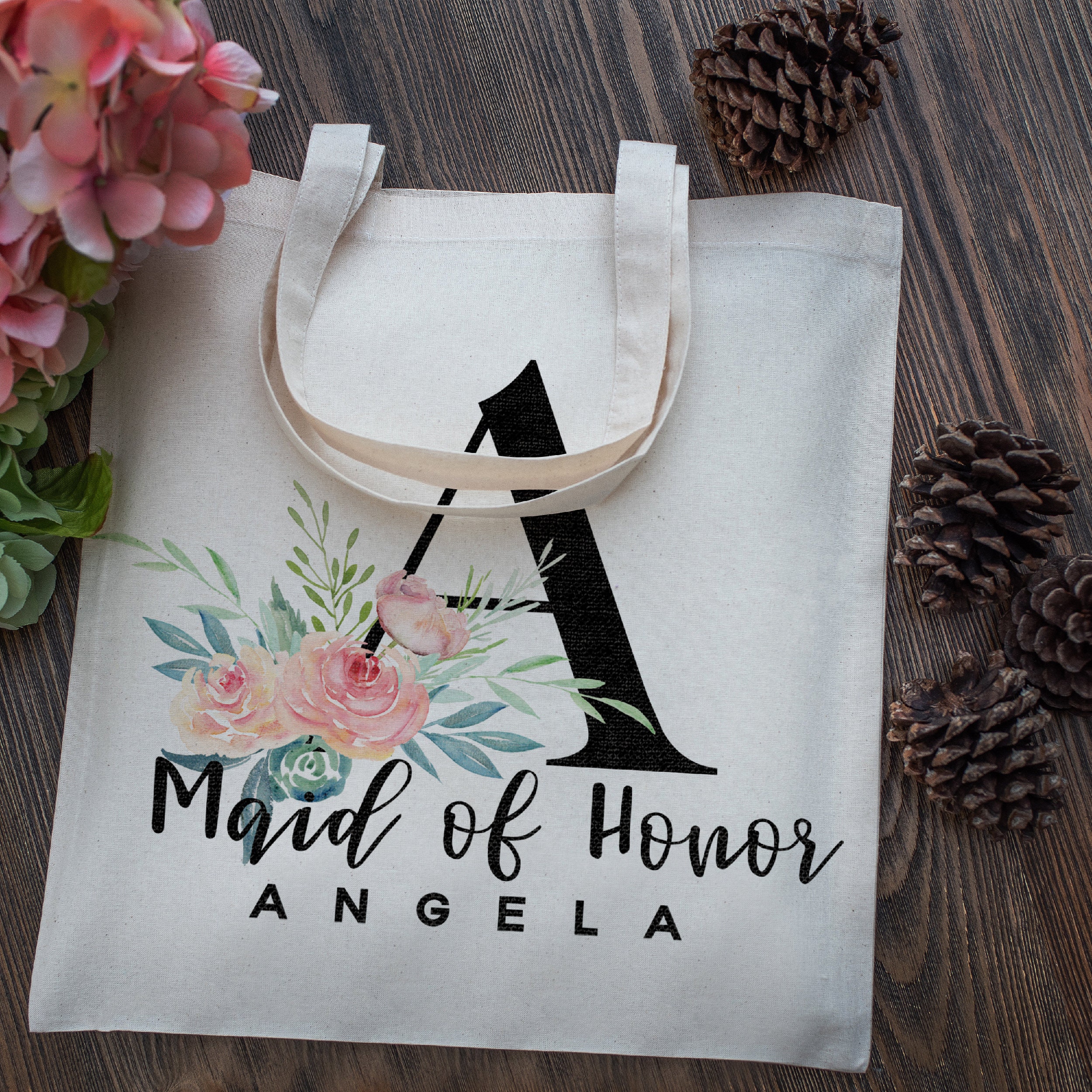 Personalized Tote Bag For Bachelorette Party Customized Etsy