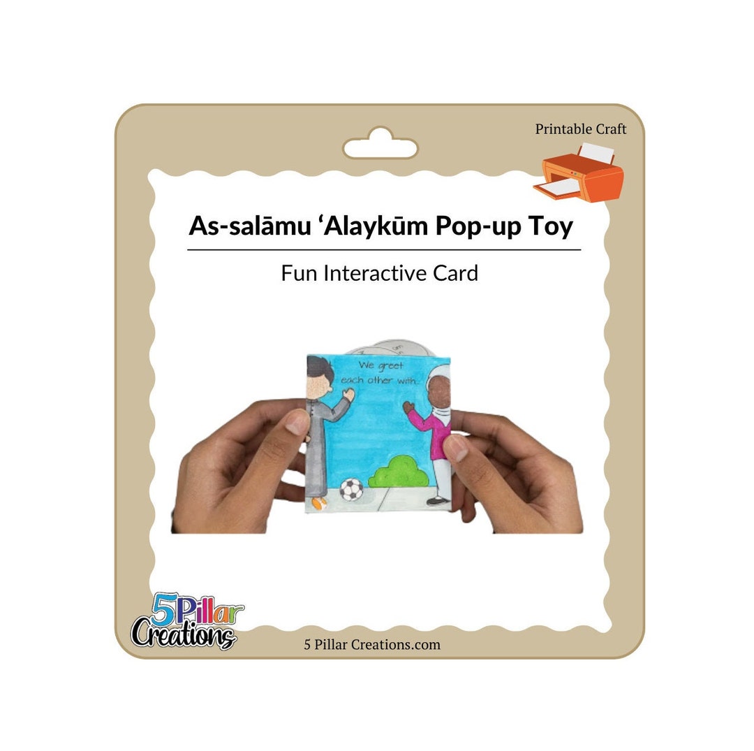 Islamic Toy Paper Craft for Kids - Etsy