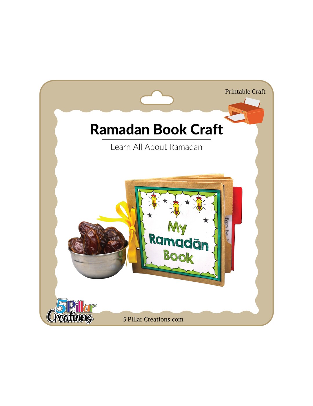 My Ramadan Book Craft - Etsy