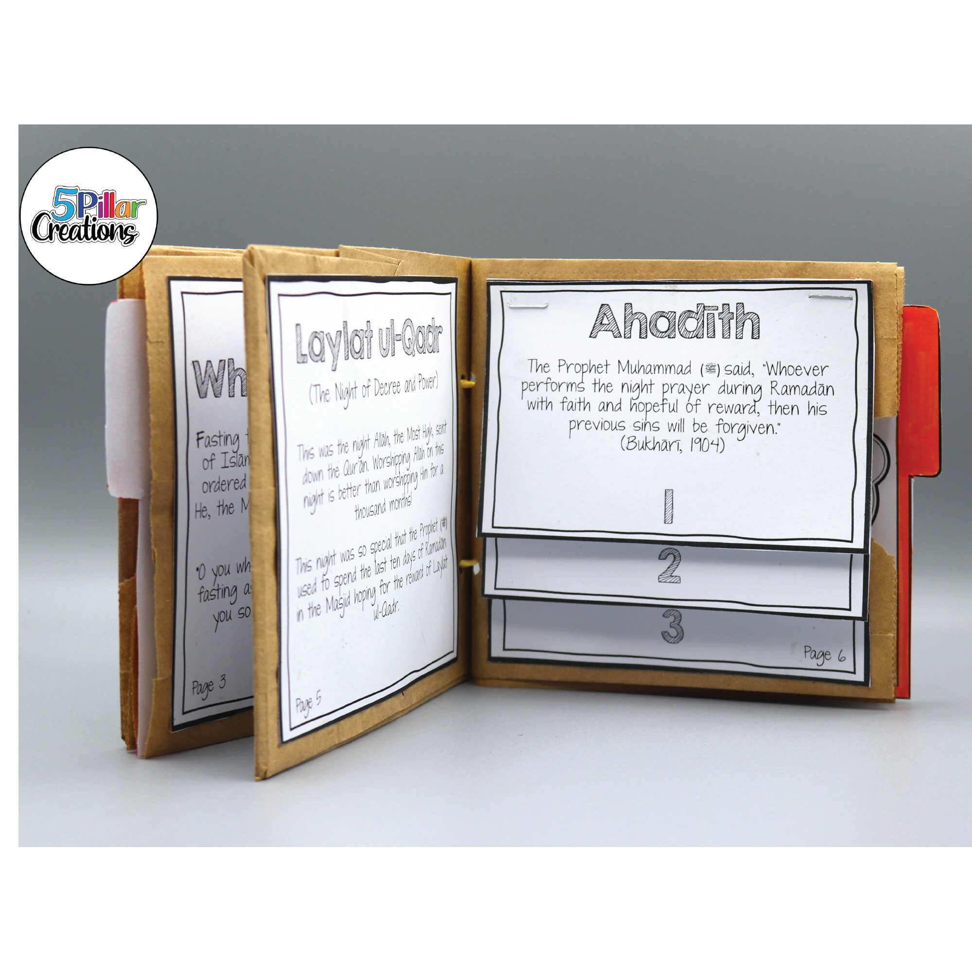 My Ramadan Book Craft - Etsy