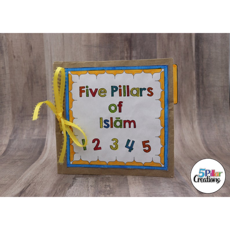 5 Pillars of Islam Bag Book Craft - Etsy