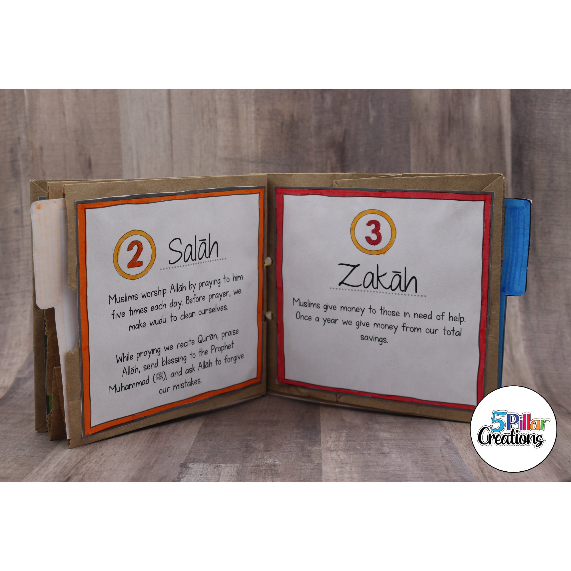 5 Pillars of Islam Bag Book Craft - Etsy