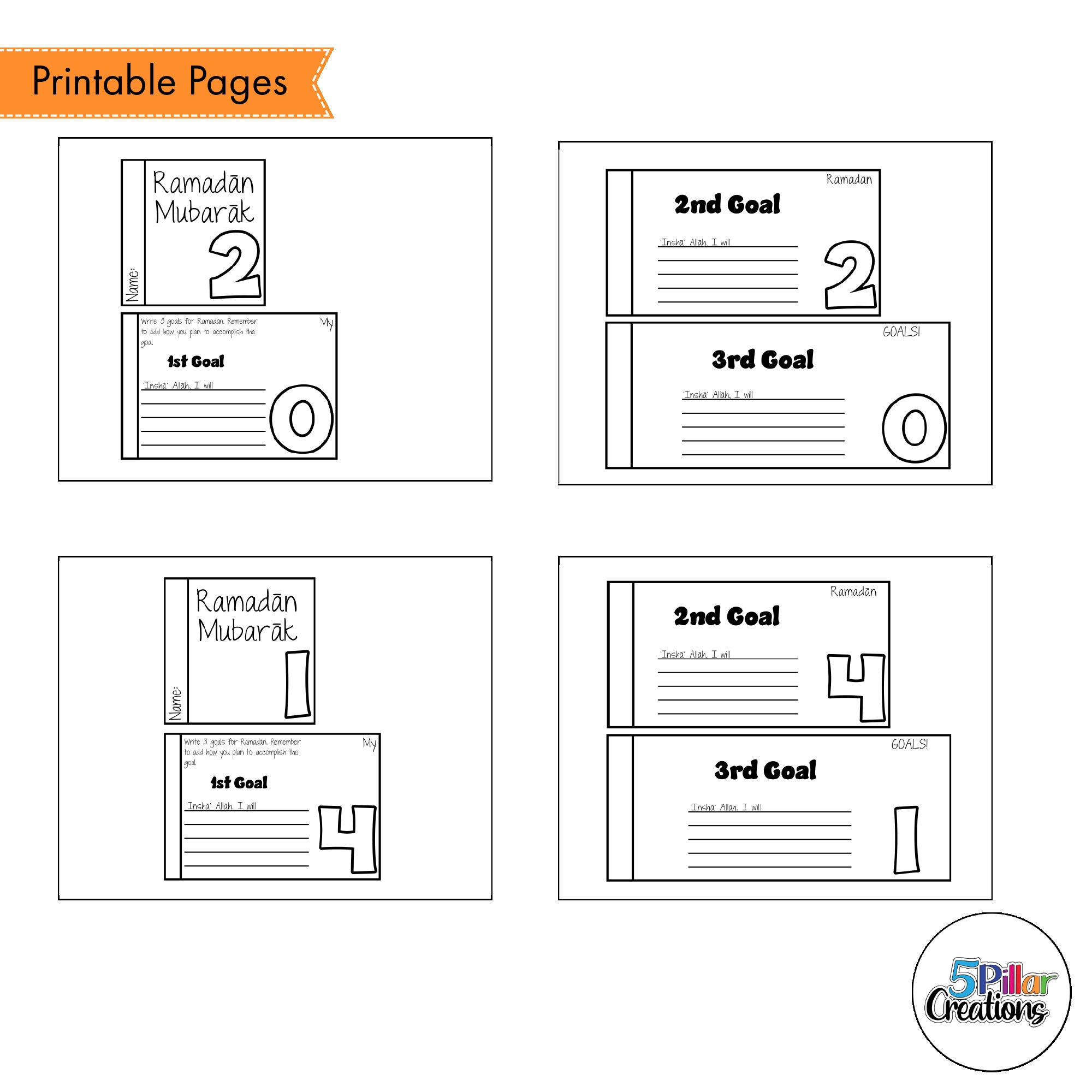 Ramadān Goal-setting Flipbook - Etsy