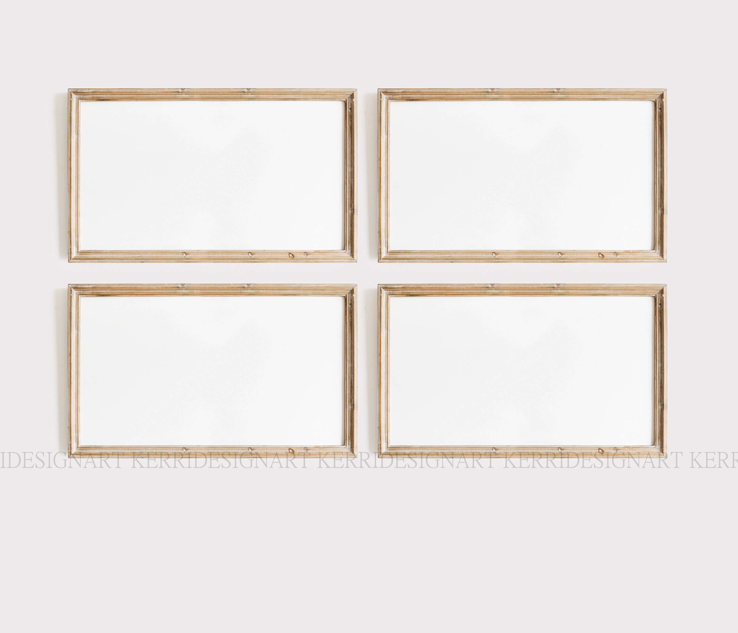 16x9 Frame TV Art Mockup Set, Wooden Frame (digital Download) - Etsy