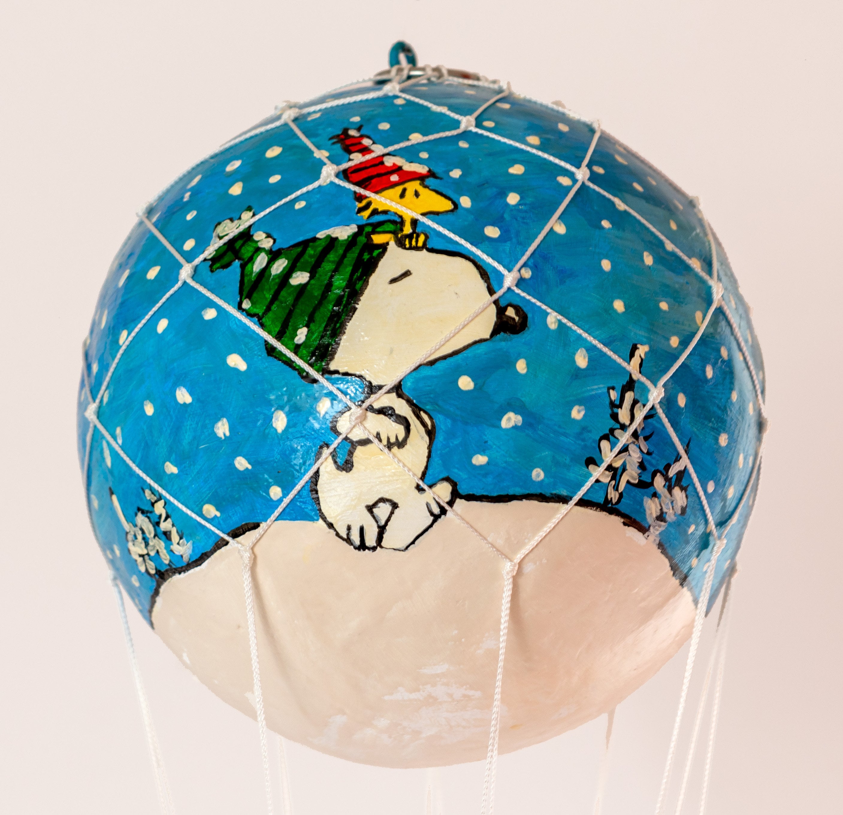 Hot Air Balloon Snoopy and Woodstock Christmas - Etsy