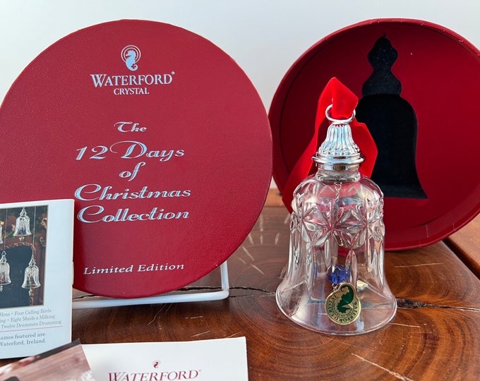 Waterford Crystal the 12 Days of Christmas Bell Collection partridge in ...