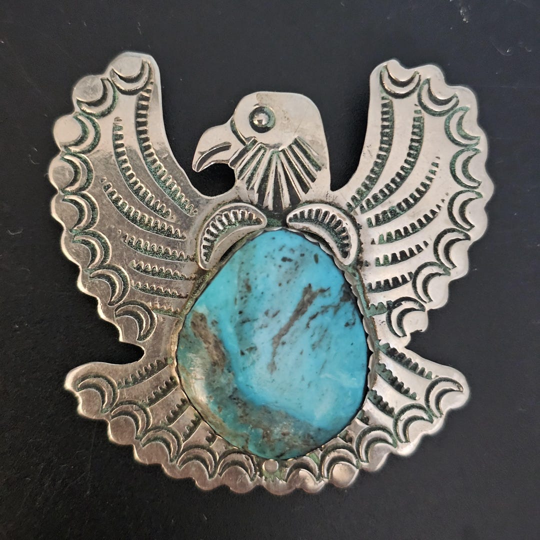 1940s Thunderbird Pin Signed Vintage Native Old Pawn # JP 176 - Etsy