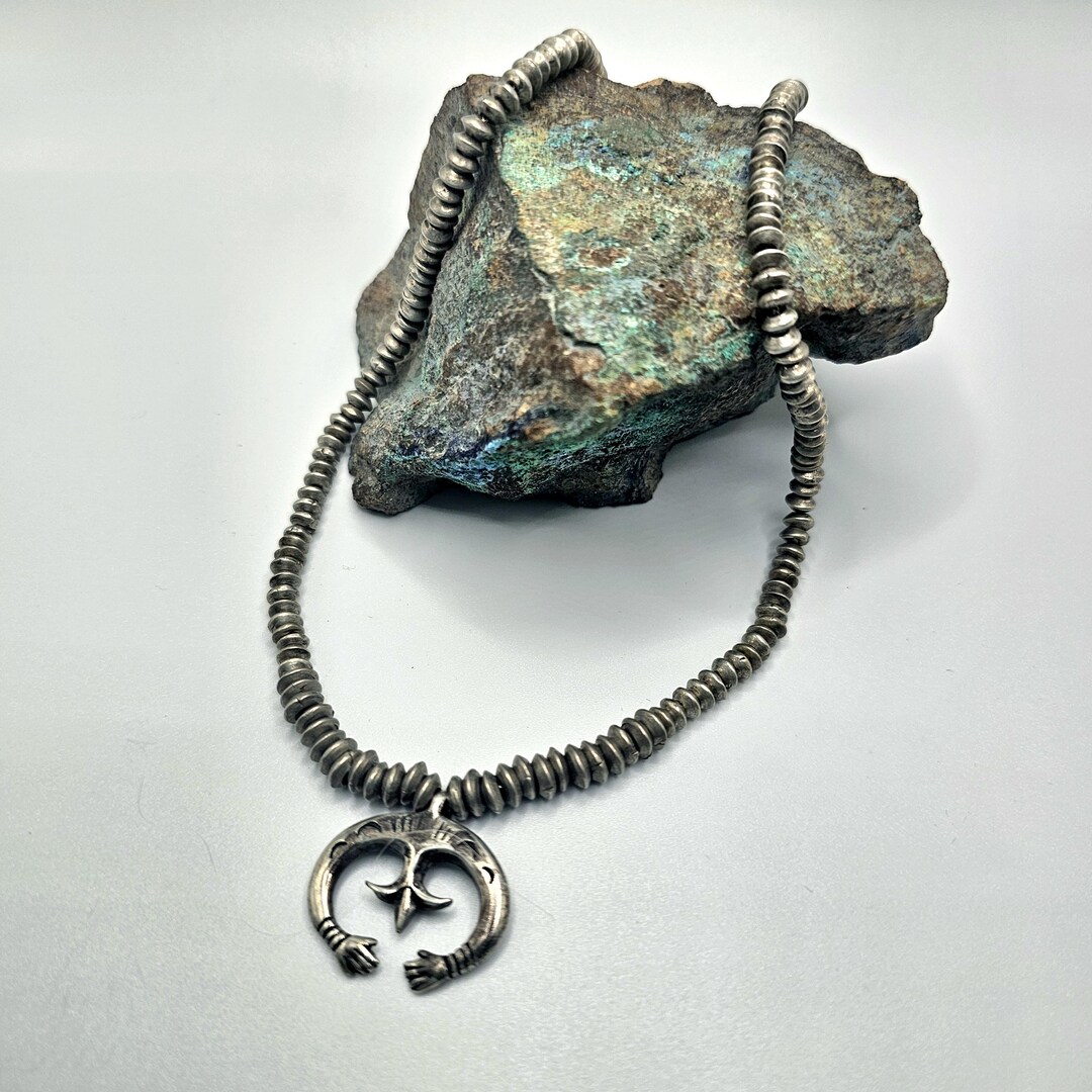 Designer Silver Naja Necklace Old Pawn Sterling. C1950s JN 632 - Etsy