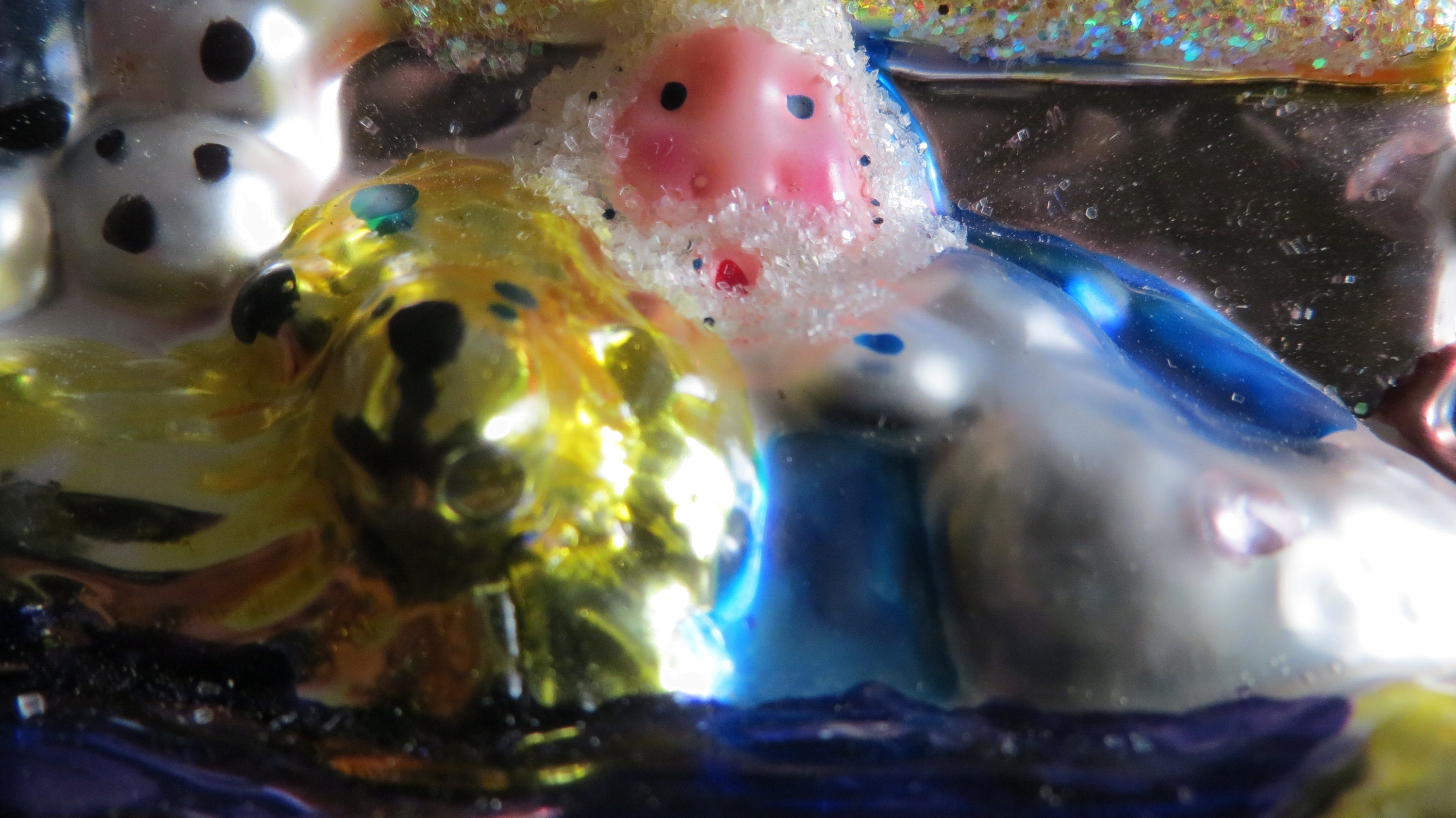 Global Village Blown Glass Noah's Ark and Dazzling Dear Ornament Susan ...