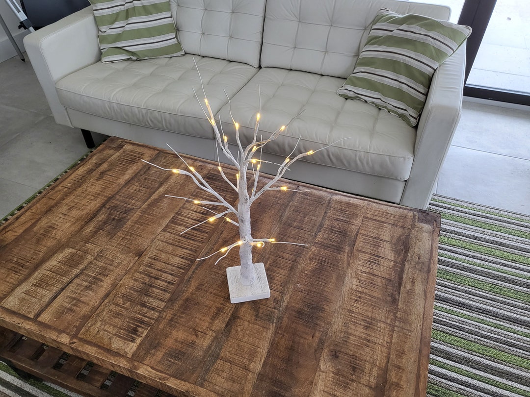 DIY Pre-lit LED Birch Tree, Detailed Instructions With Photos to Turn ...