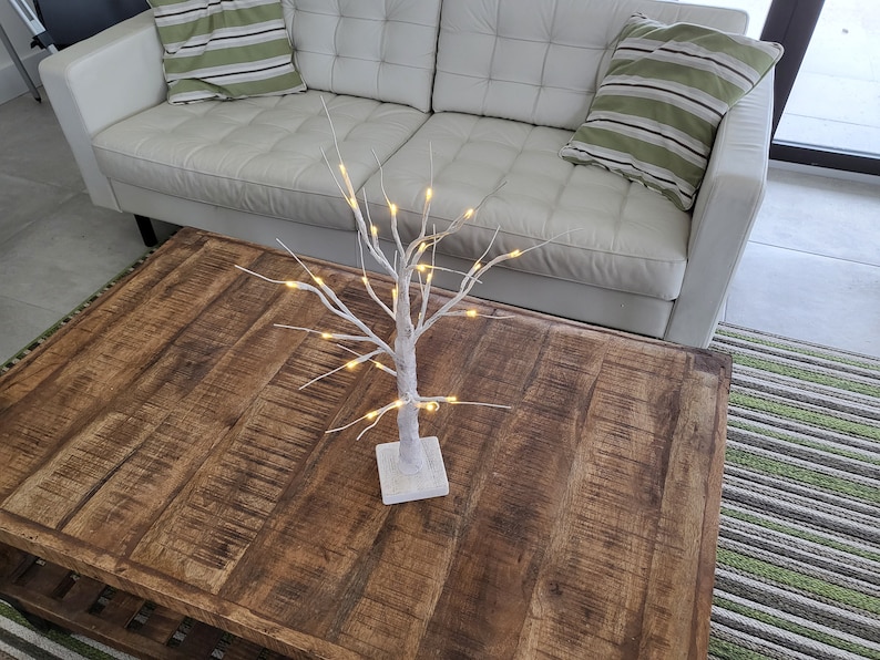 DIY Pre-lit LED Birch Tree, Detailed Instructions With Photos to Turn ...