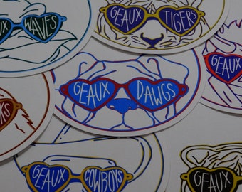 La Tech Stickers - Etsy