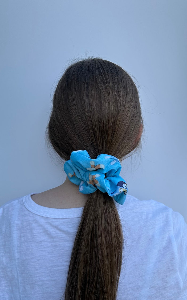 Bluey Inspired Hair Scrunchie - Etsy