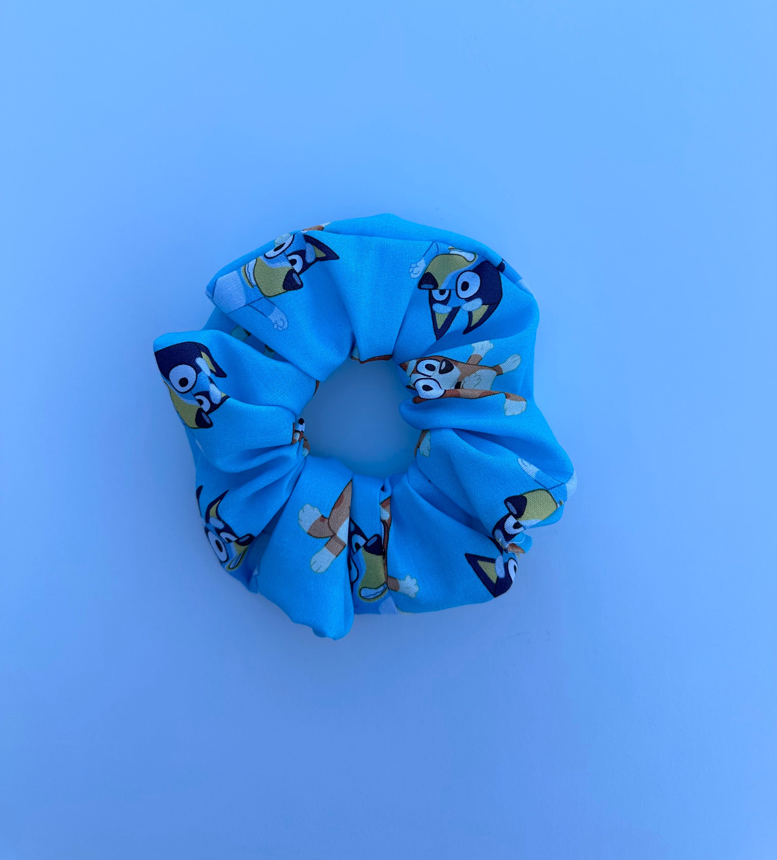 Bluey Inspired Hair Scrunchie - Etsy