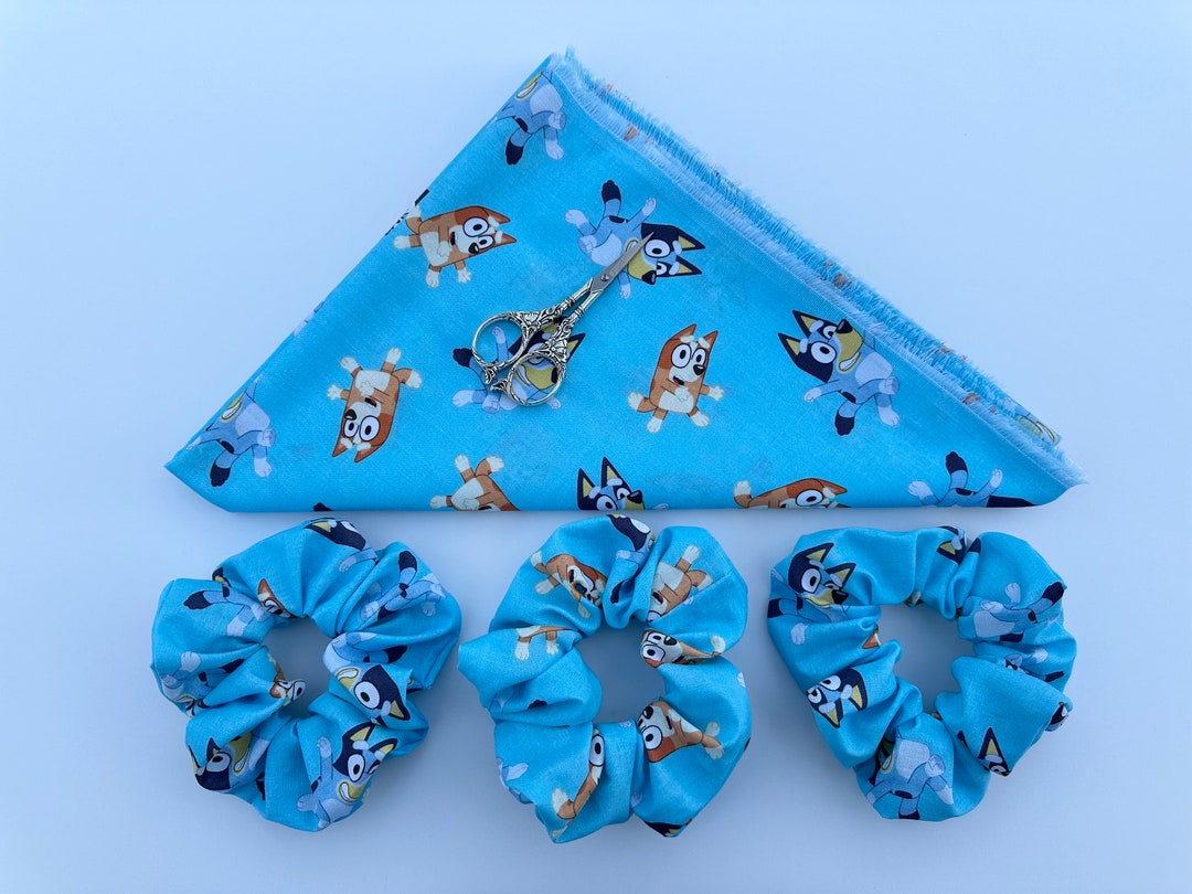 Bluey Inspired Hair Scrunchie - Etsy