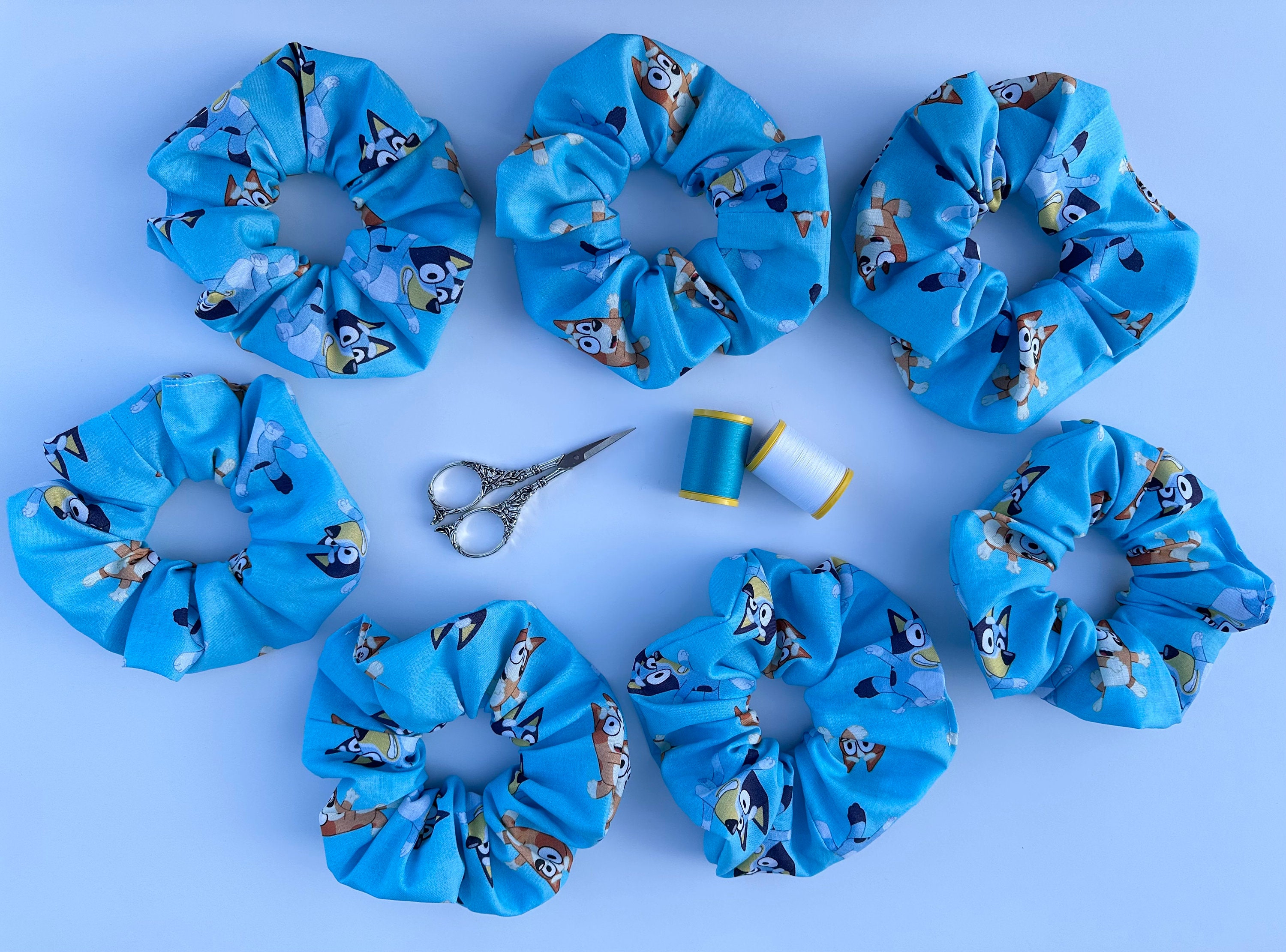 Bluey Inspired Hair Scrunchie - Etsy