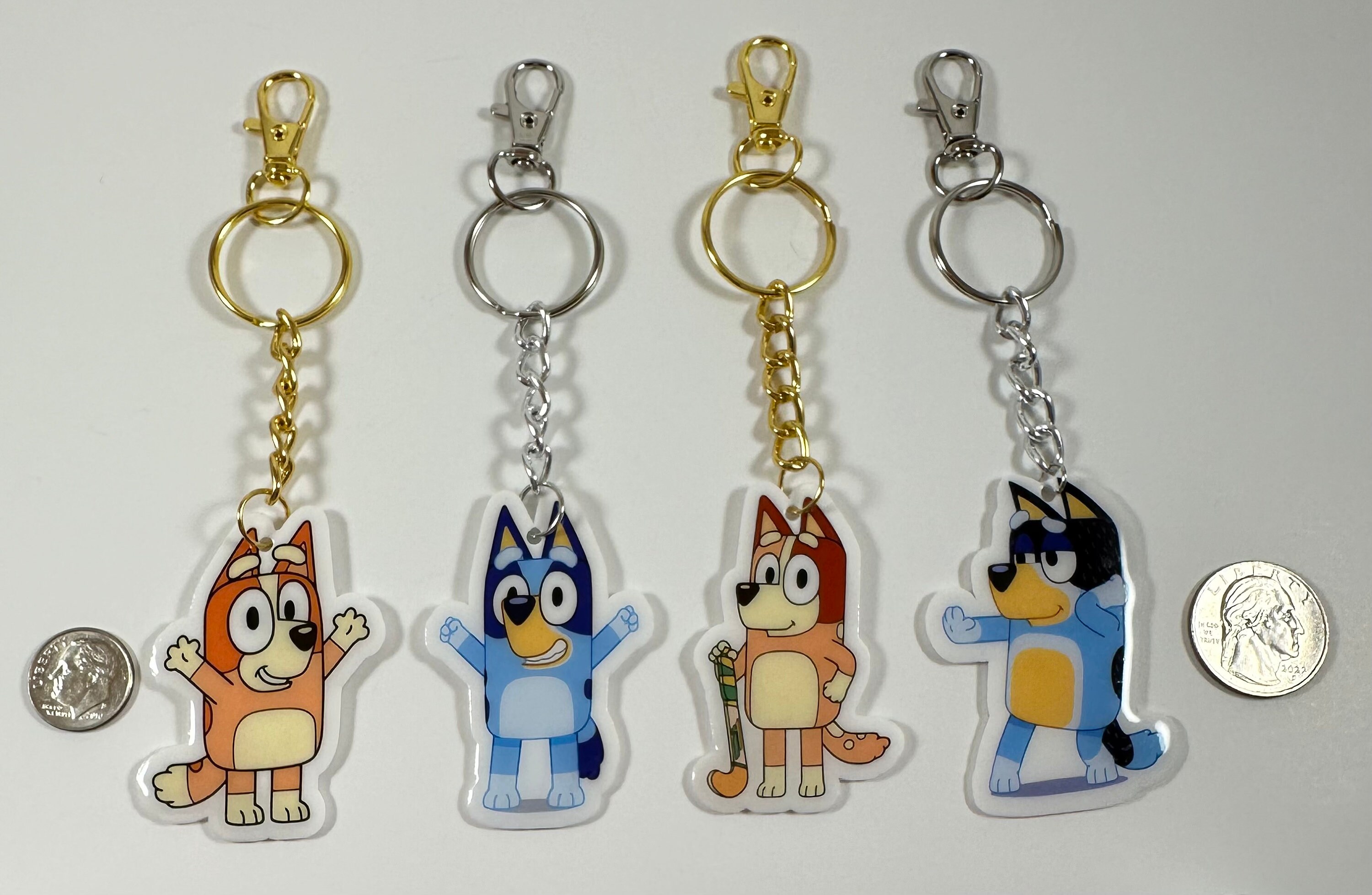 Bluey Inspired Keychains - Etsy