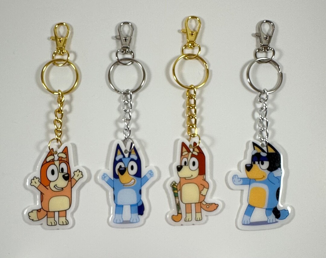 Bluey Inspired Keychains - Etsy