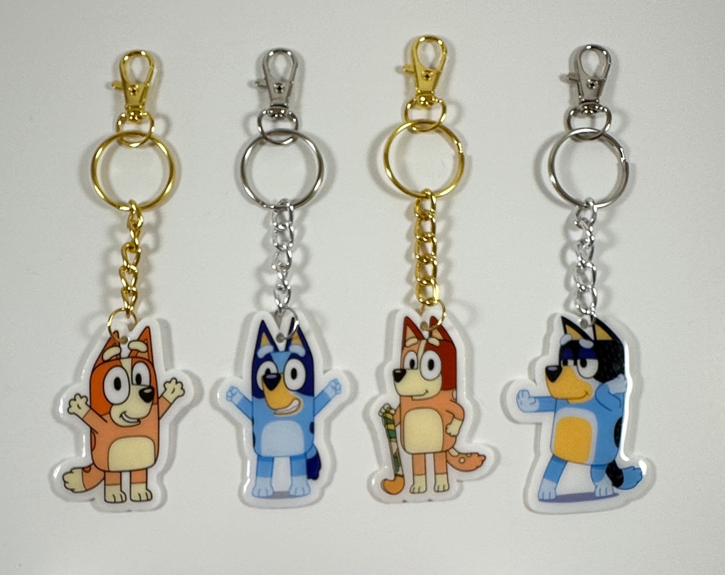 Bluey Inspired Keychains - Etsy