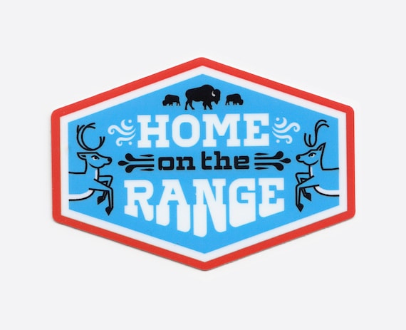 Home on the Range Sticker - Etsy