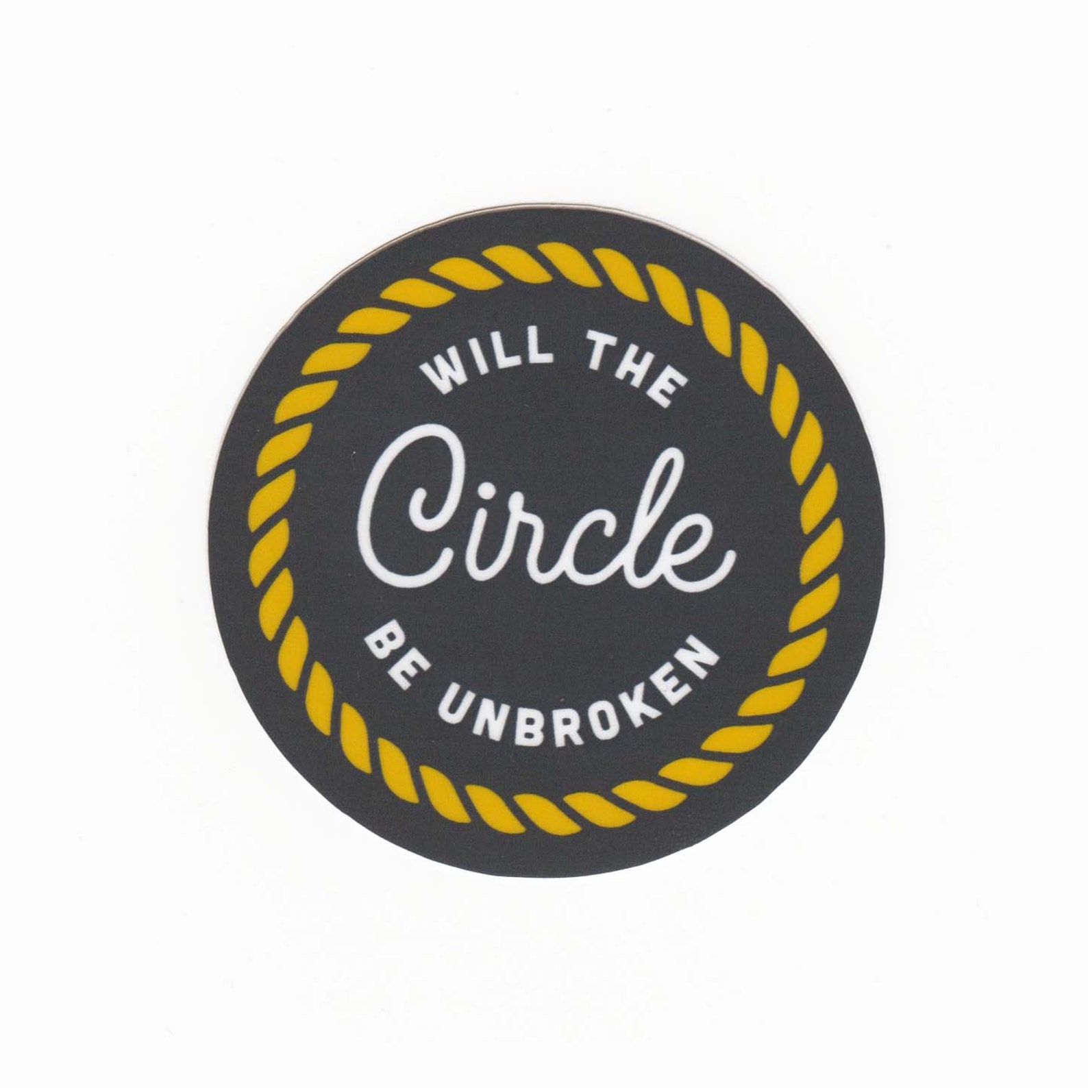 Will the Circle Be Unbroken Sticker - Etsy