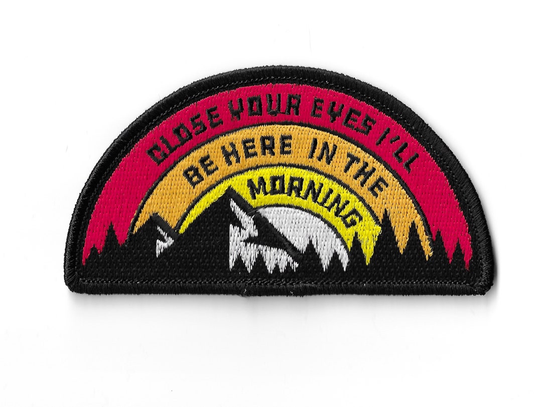 I'll Be Here in the Morning Patch - Townes Van Zandt Embroidered Patch ...