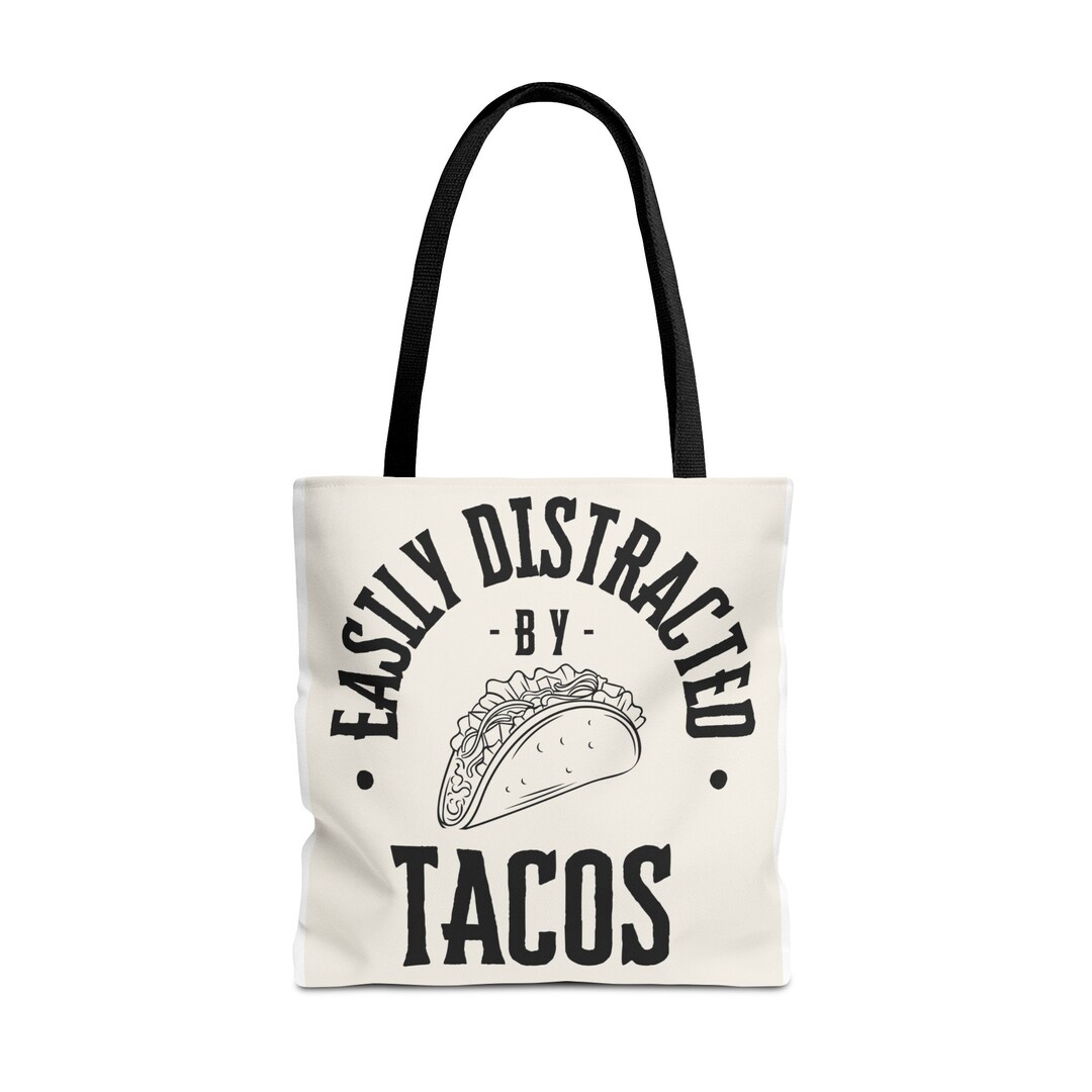 Tote Bag Taco Cute Bag Funny Bag Lightweight Bag Taco Tote Bag Beach ...