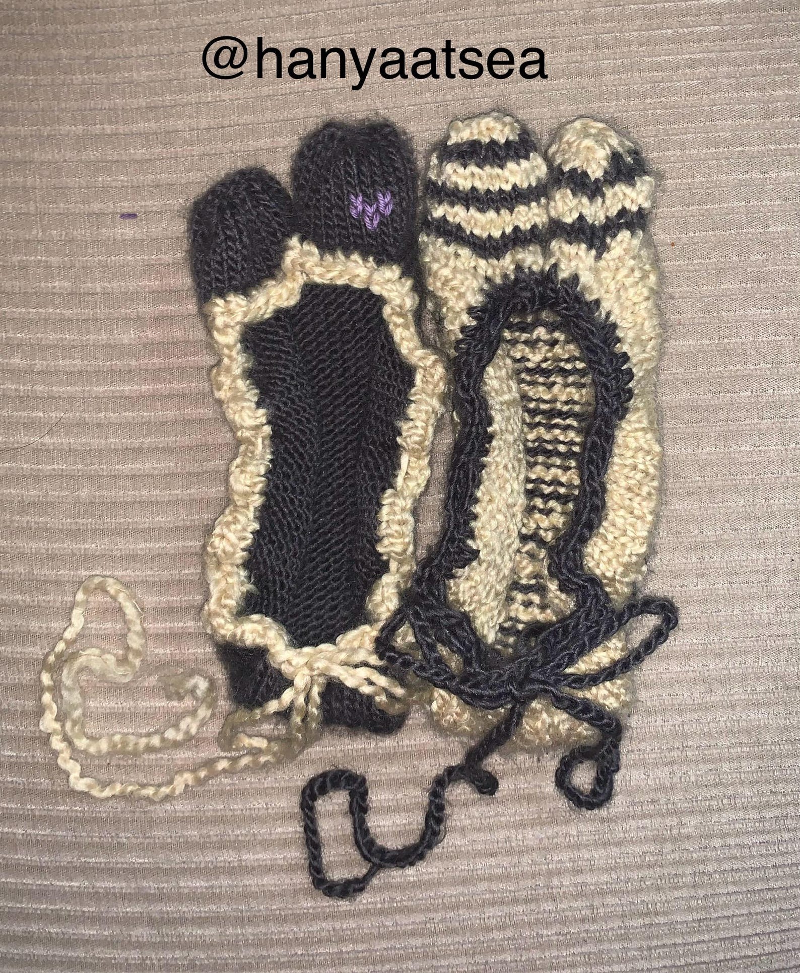 Tabi Slippers Knitting Pattern (split-toe Slippers Downloadable PDF ...