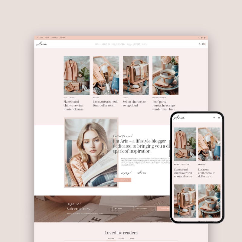 Blog Theme - Etsy