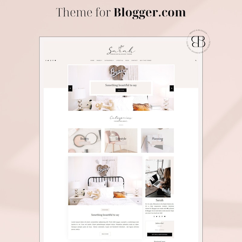 Blogger Template - Etsy
