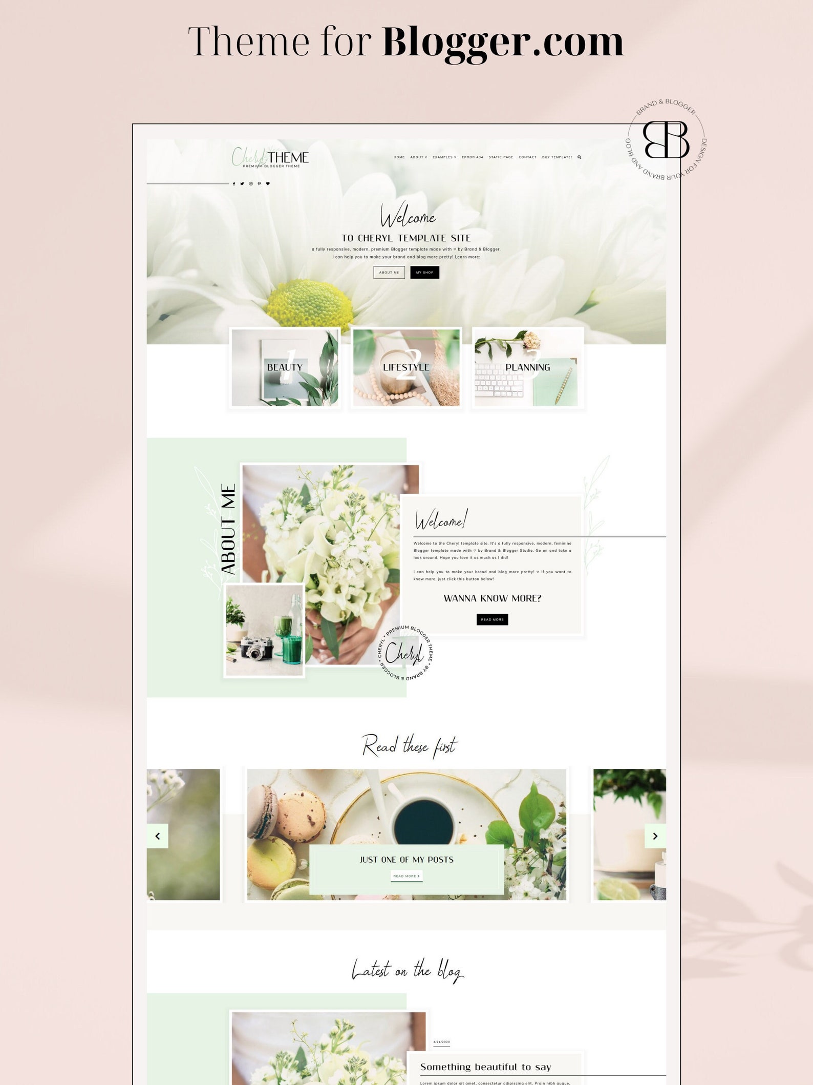 Cheryl • Responsive Blogger Template, Modern Premium Blogger Theme ...