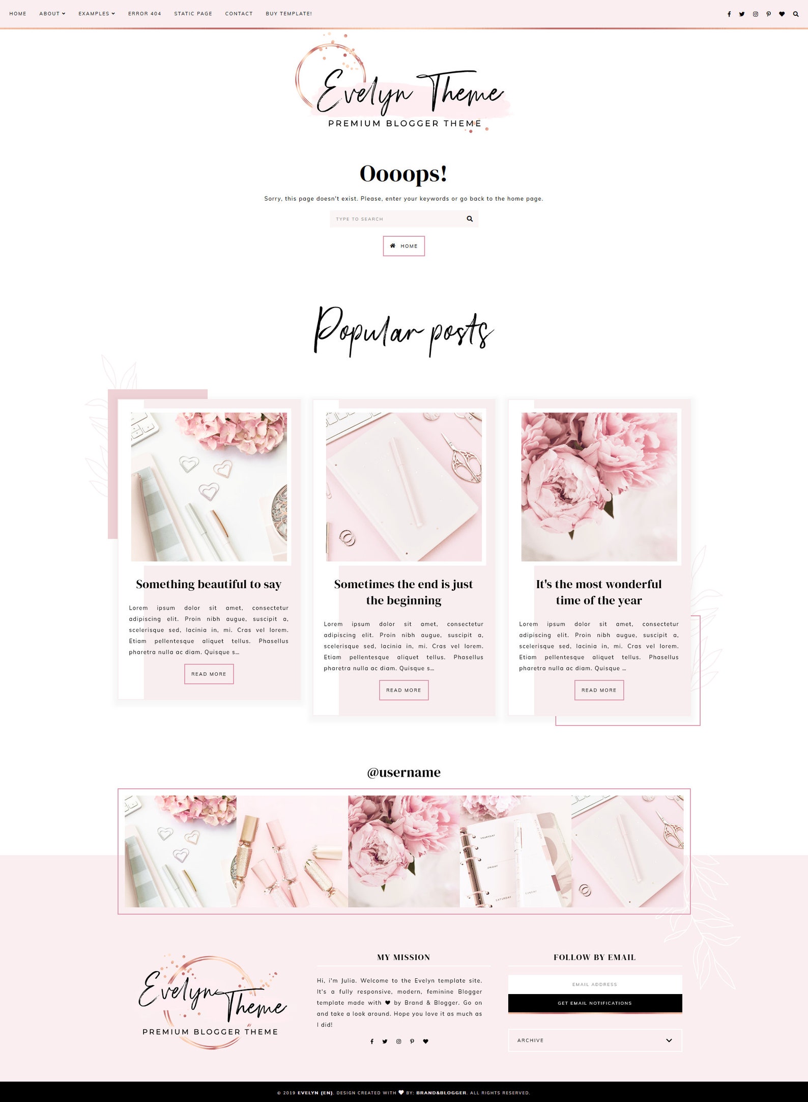 Evelyn • Responsive Blogger Template, Modern Premium Blogger Theme ...