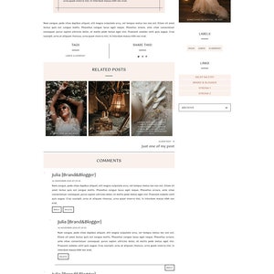 Amber • Responsive Blogger Template, Modern Premium Blogger Theme, Slider Portfolio Blog Design ...
