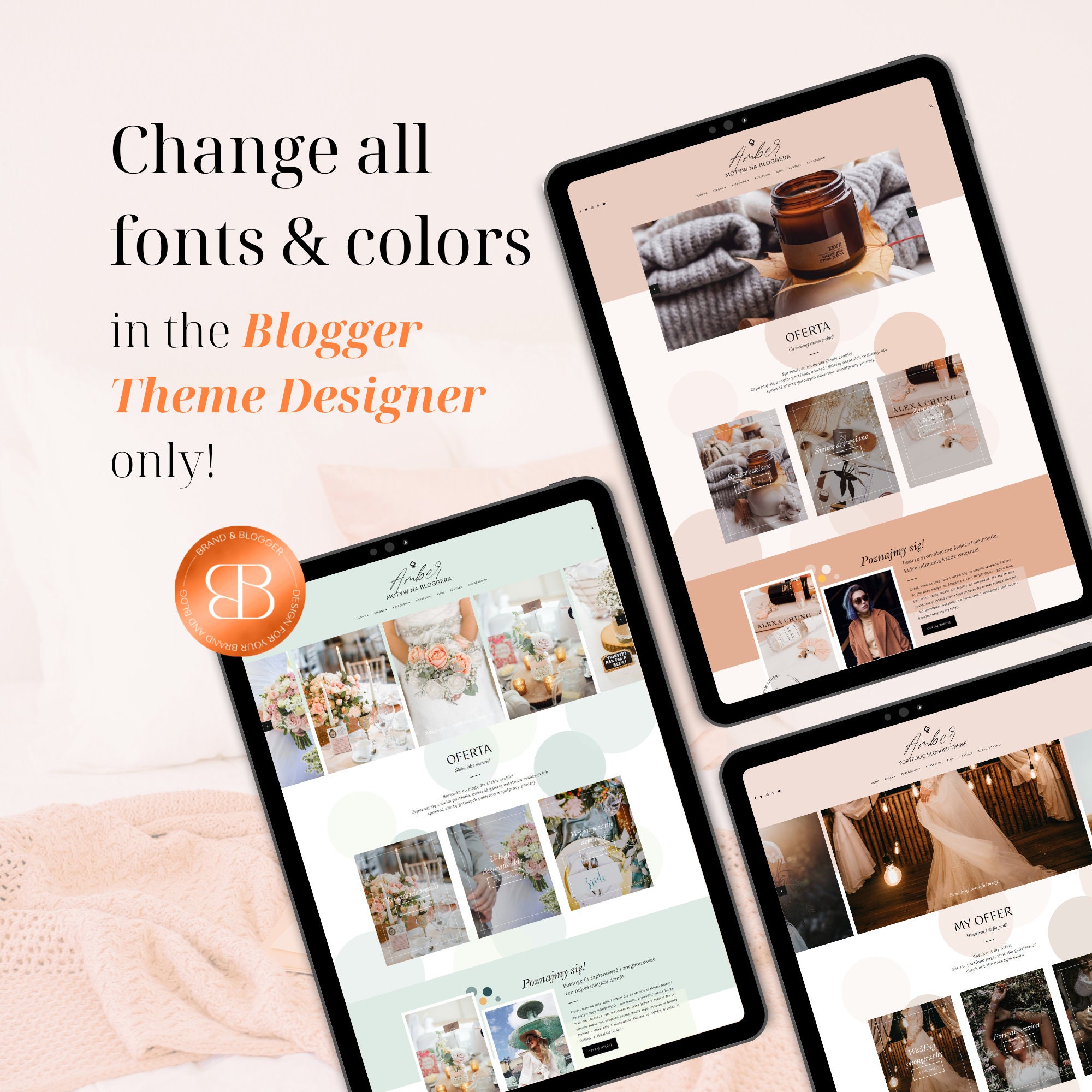 Amber • Responsive Blogger Template, Modern Premium Blogger Theme ...