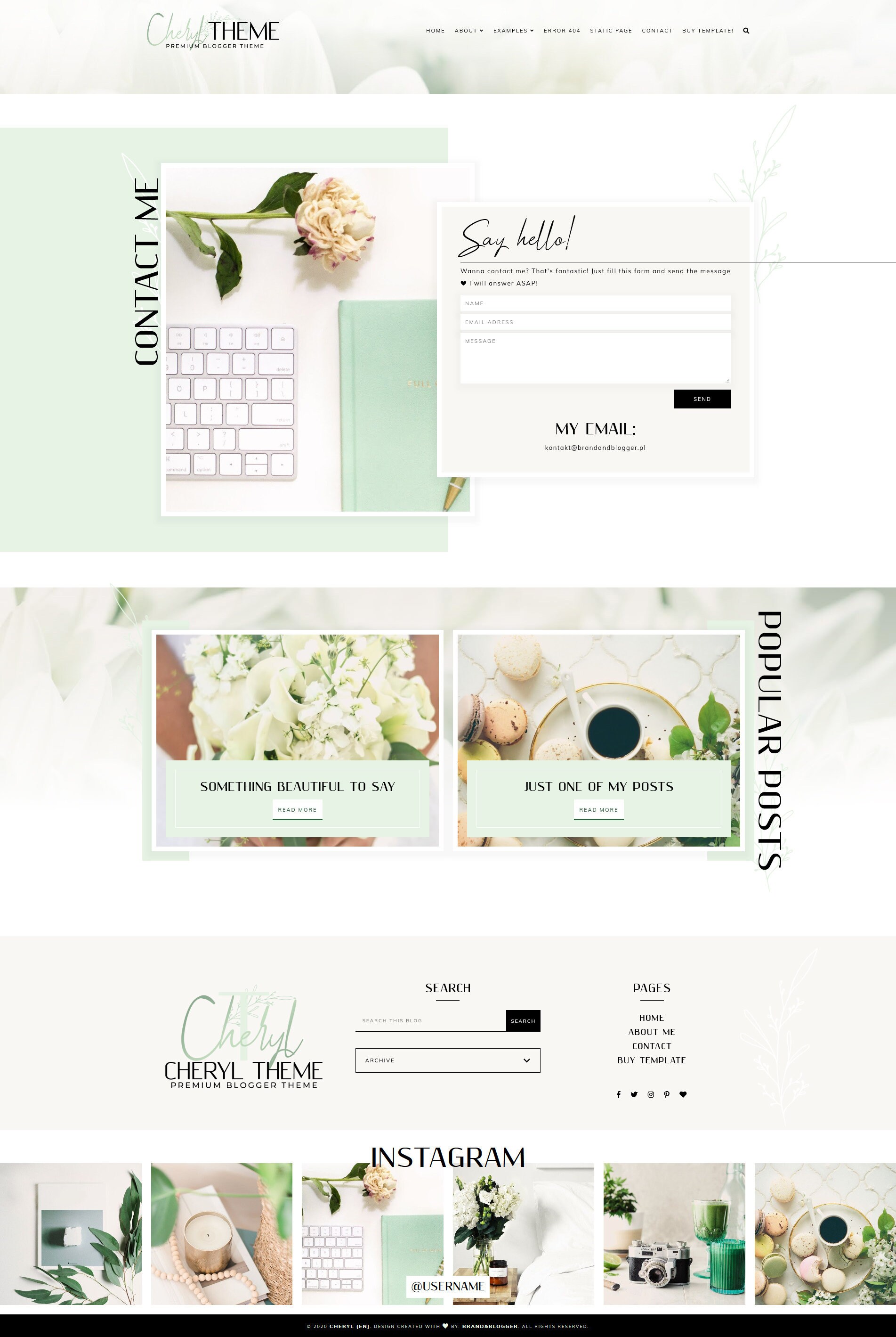 Cheryl Responsive Blogger Template, Modern Premium Blogger Theme ...