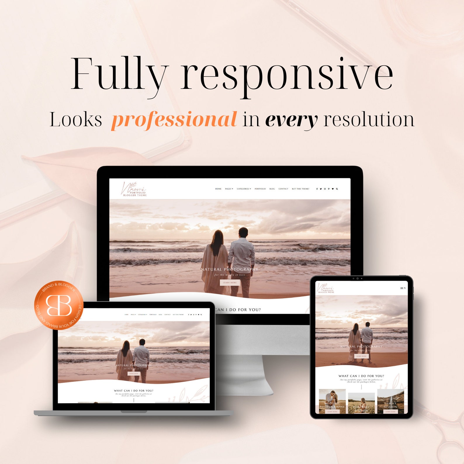 Naomi • Responsive Blogger Template, Modern Premium Blogger Theme ...