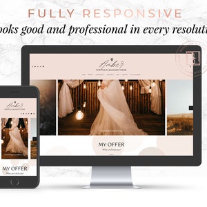 Amber Responsive Blogger Template Modern Premium Blogger - Etsy