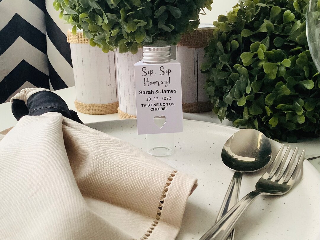 Tube Shaped Fill Your Own Bottle Favours for Wedding, Bridal Shower ...