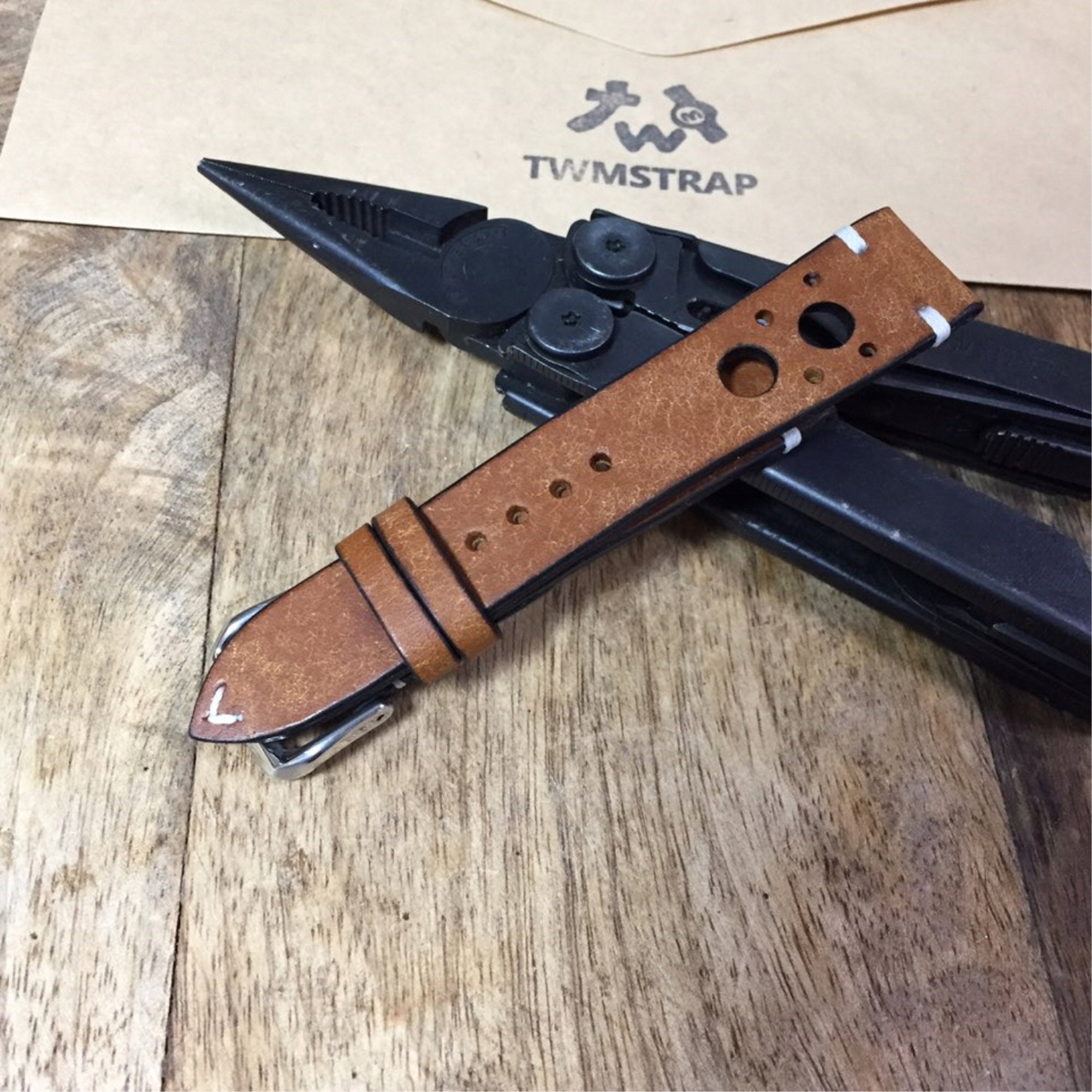 Leather Watch Strap Racing Rally Style Strap 18mm 20mm 22mm - Etsy UK