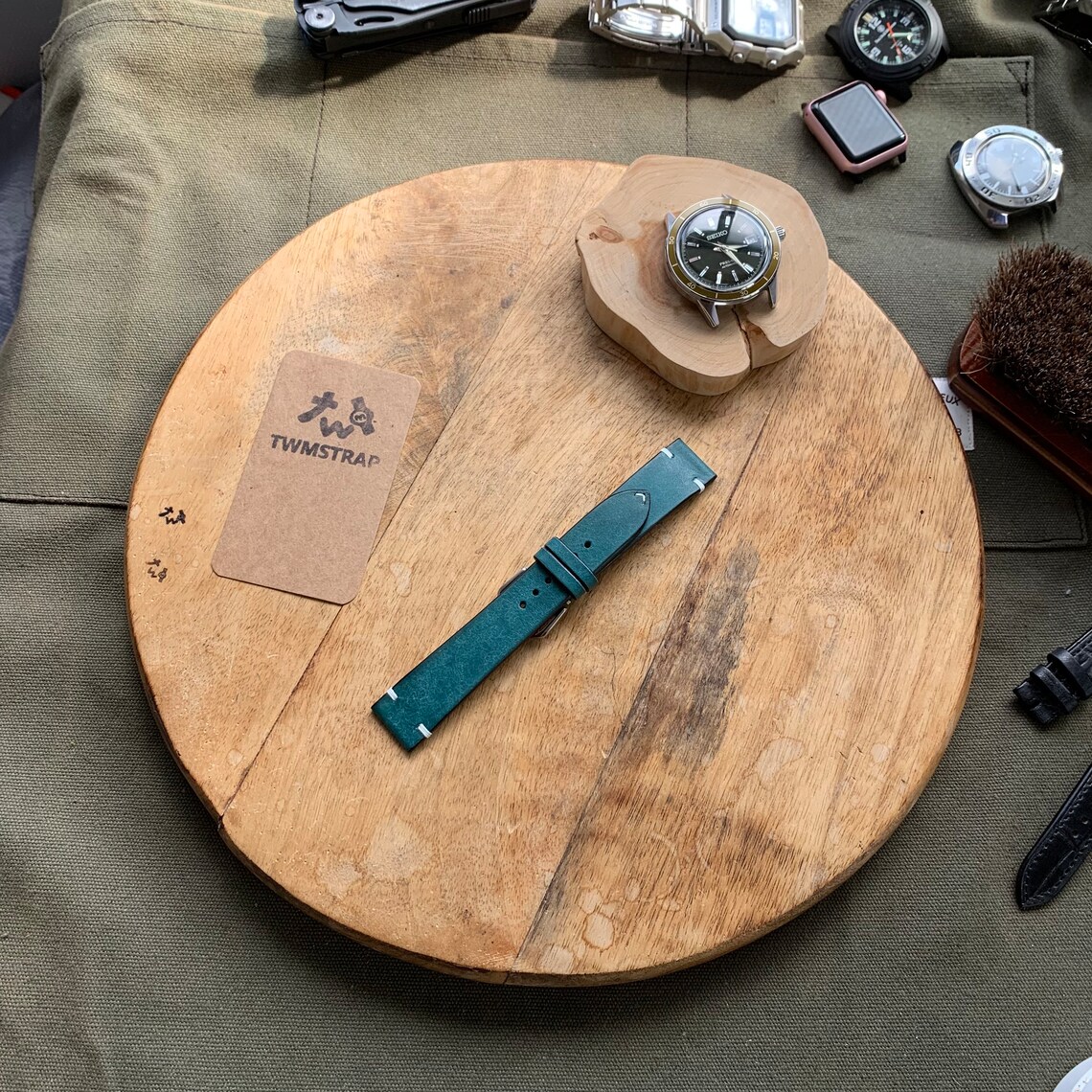 Leather Watch Strap Vintage Style Strap 18mm 19mm 20mm 22mm - Etsy