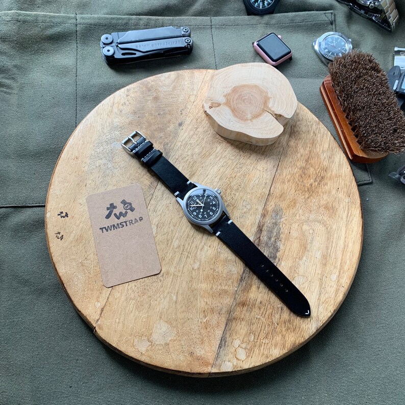 Leather Watch Strap Vintage Style Strap 18mm, 19mm, 20mm, 22mm Italia ...