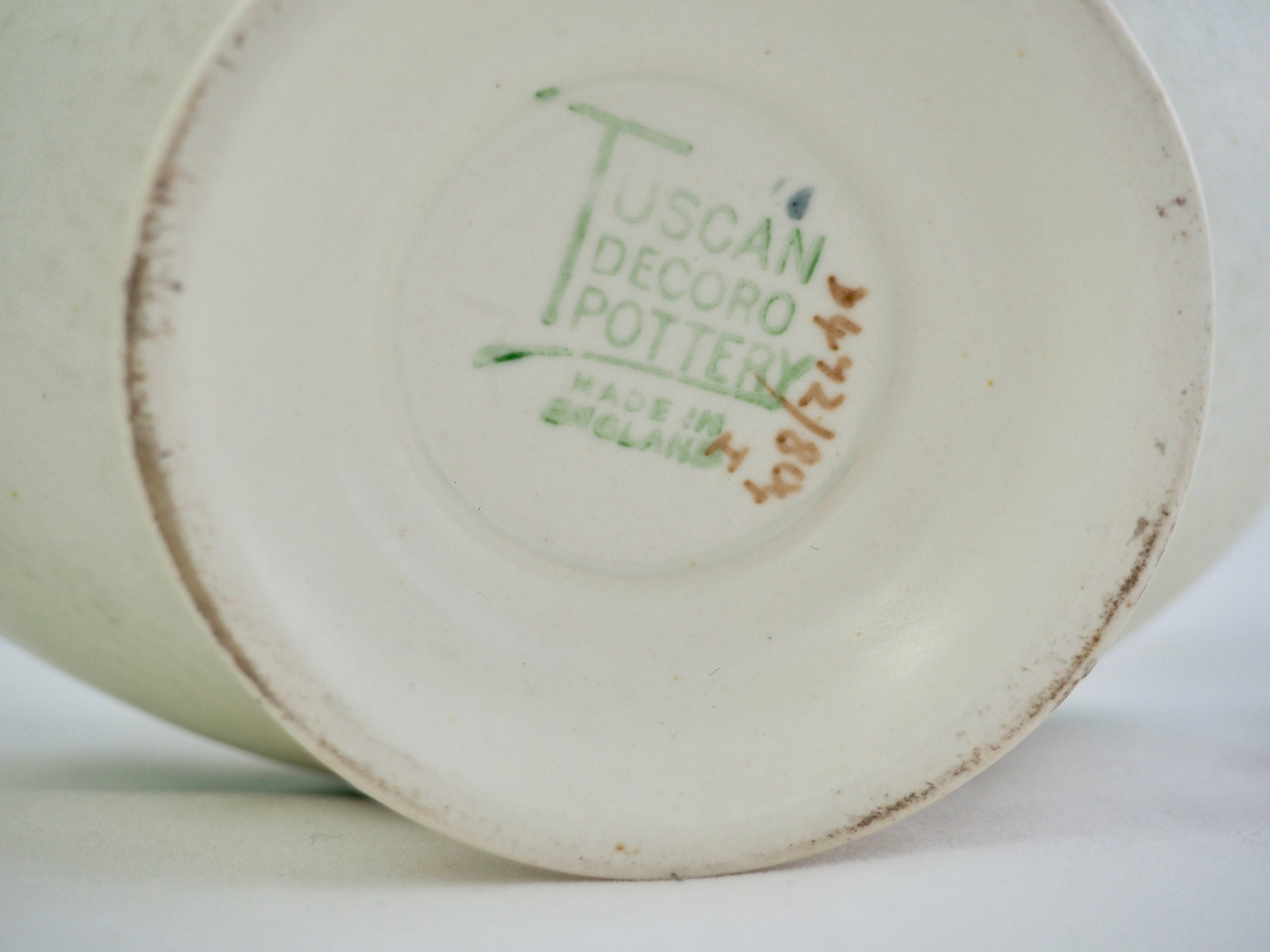 Tucson Decoro Pottery Art Deco Ceramic Posy Basket, Made in England ...