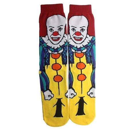 Pennywise Socks IT the Clown Socks Horror Movie Socks Stephen King ...