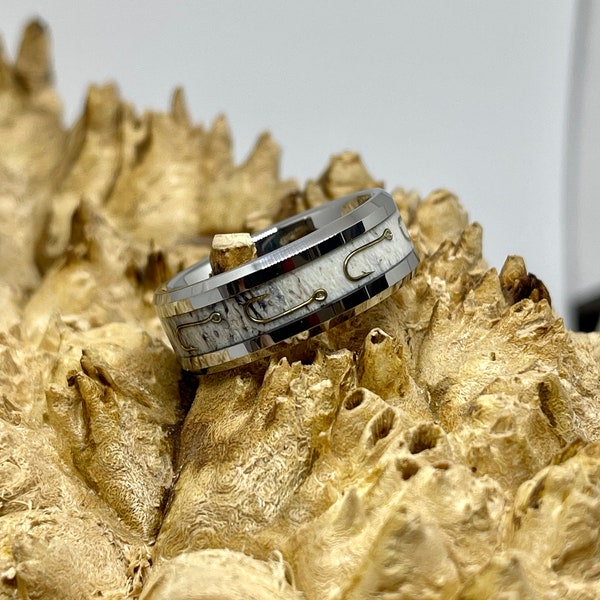 Antler and Fish Hook - Etsy