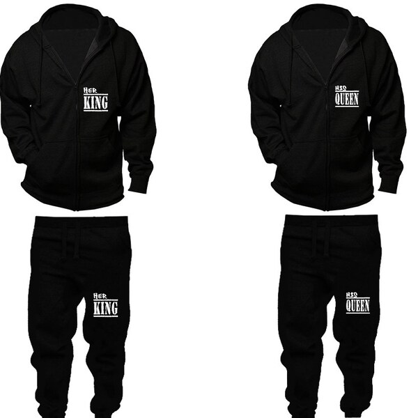 Matching His and Her Sweatsuits - Etsy