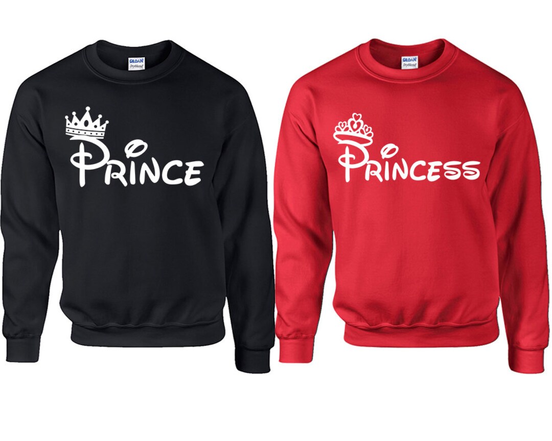 Prince and Princess Sweaters King Queen Sweaters, Matching Couple ...