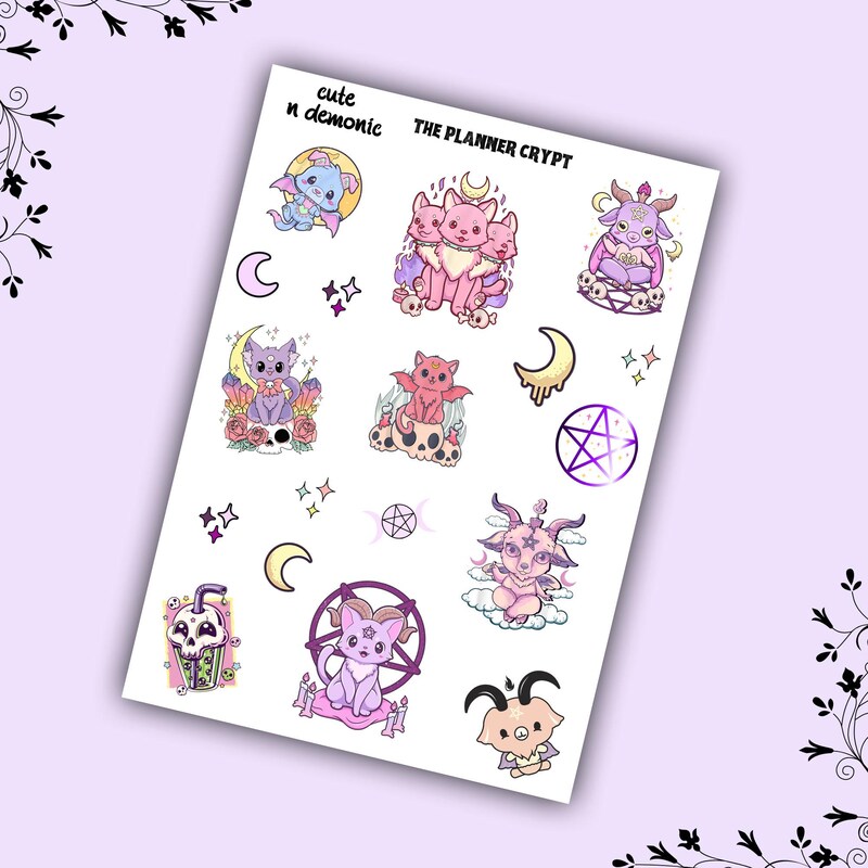 Goth Stickers - Etsy