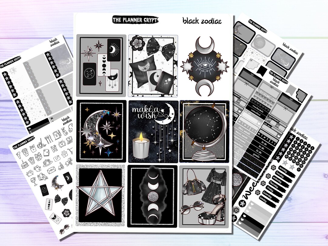 Weekly Planner Sticker Kit, Planner Stickers, Zodiac Stickers ...